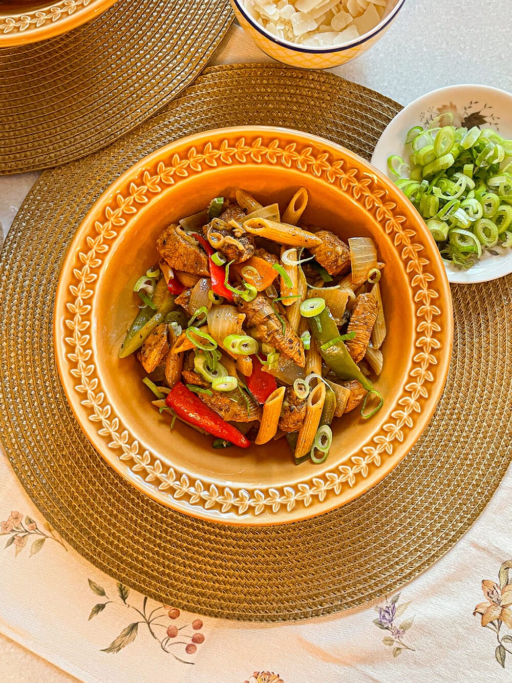 Creamy Rasta Pasta Recipe | Kitchenist